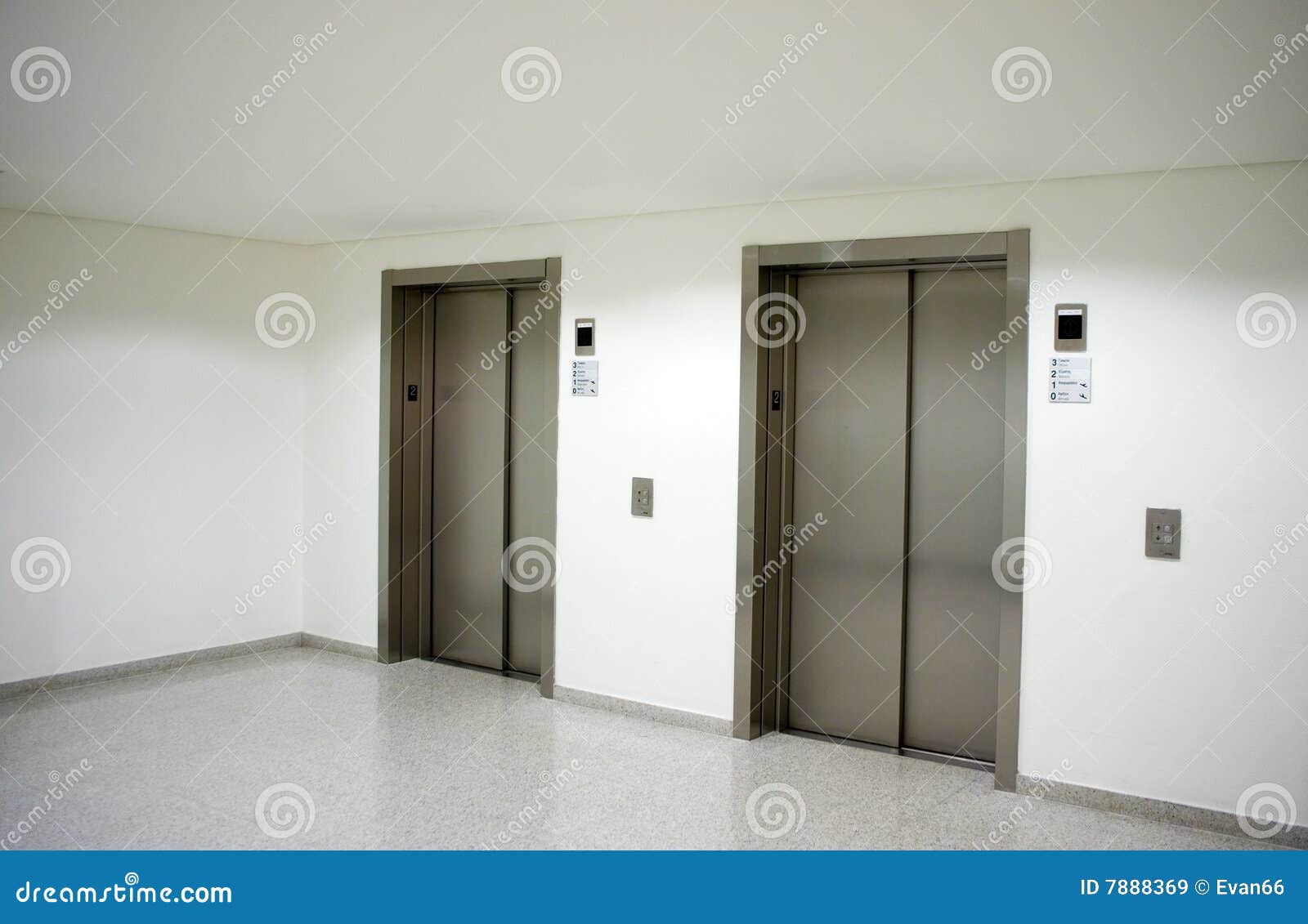 Elevator hall lobby stock image. Image of lobby, modern - 7888369