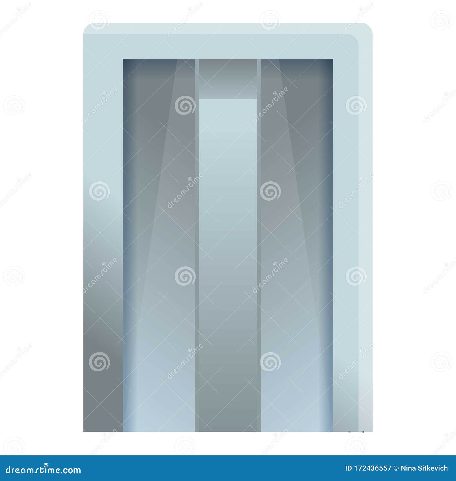 Elevator Icon, Cartoon Style Stock Vector - Illustration of panel ...