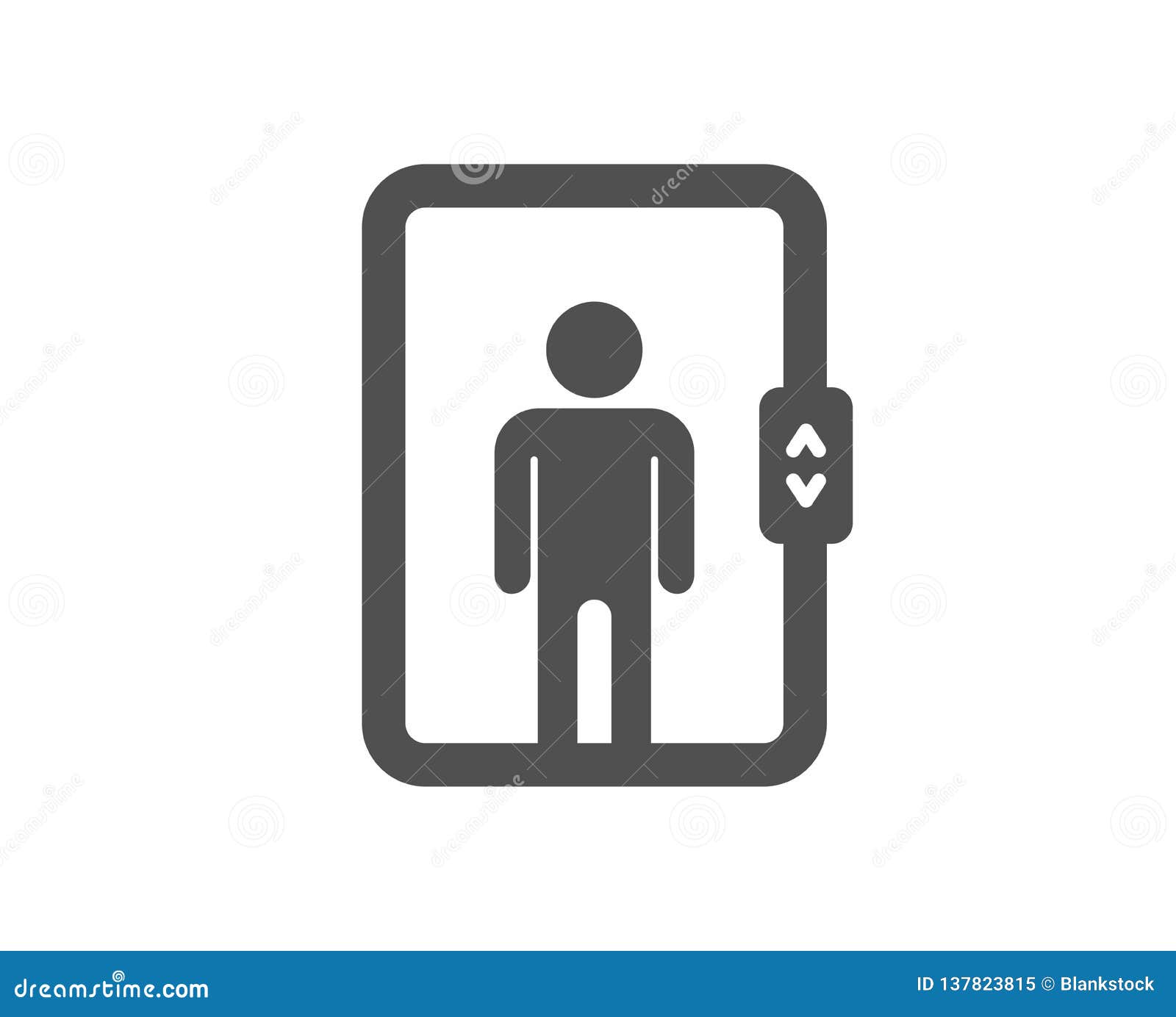 Elevator Icon. Transportation Lift Sign. Vector Stock Vector ...