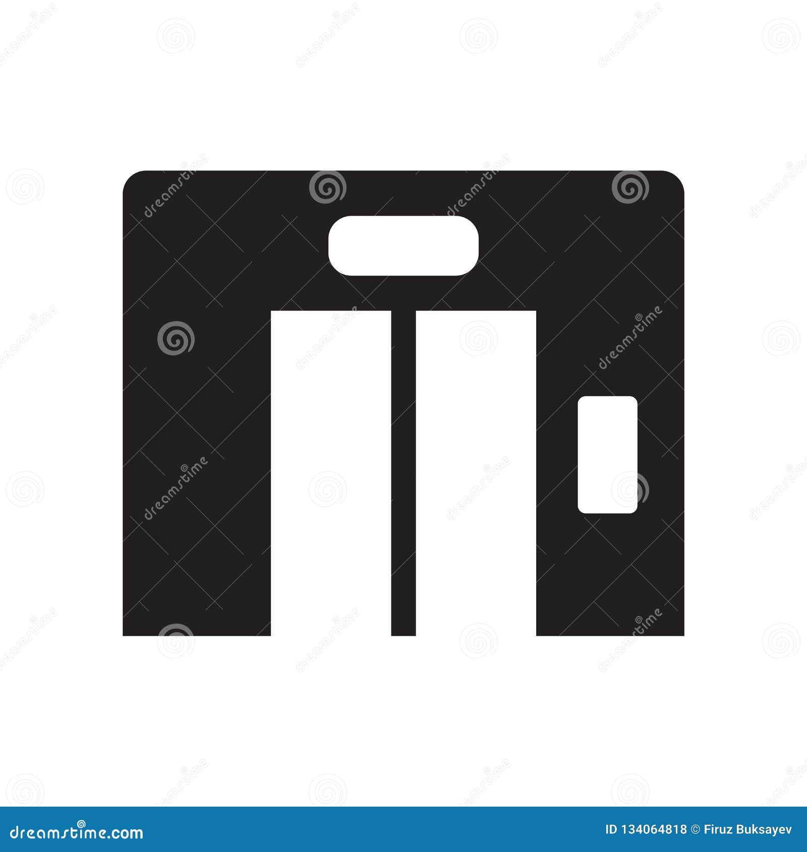 Elevator Icon Vector Isolated on White Background, Elevator Sign ...