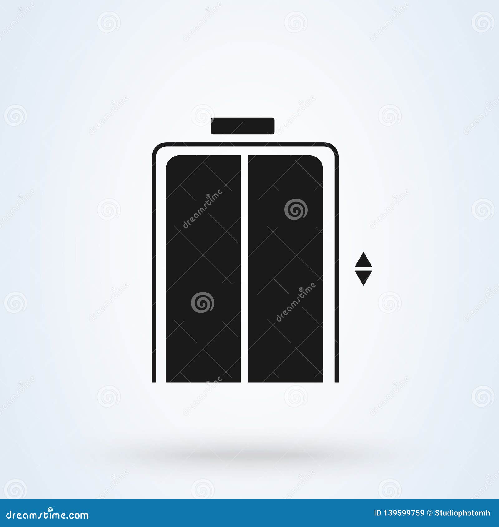 Elevator Icon Vector Logo Template Symbol Illustration Stock Vector ...