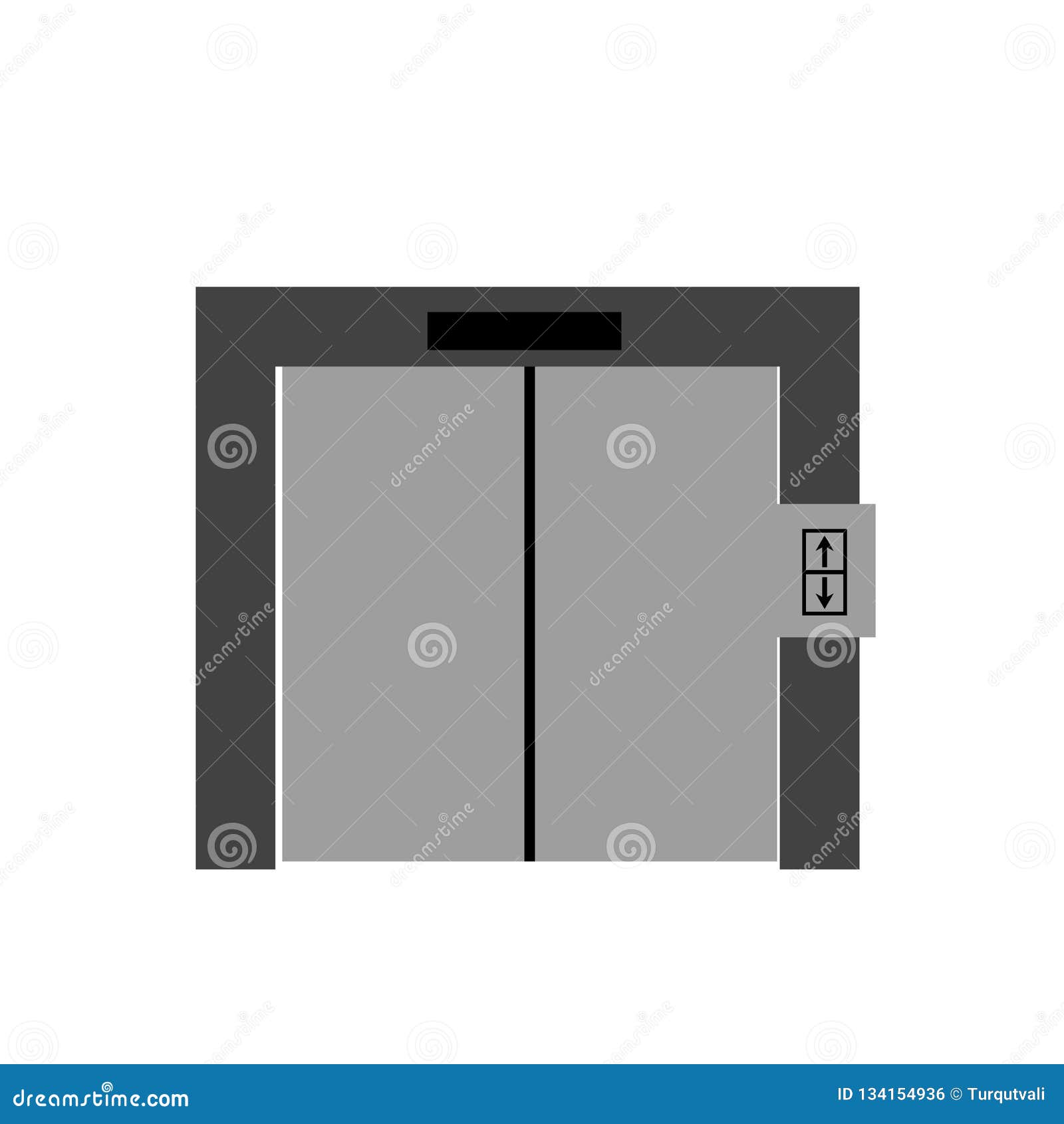 Elevator Icon Vector Sign and Symbol Isolated on White Background ...