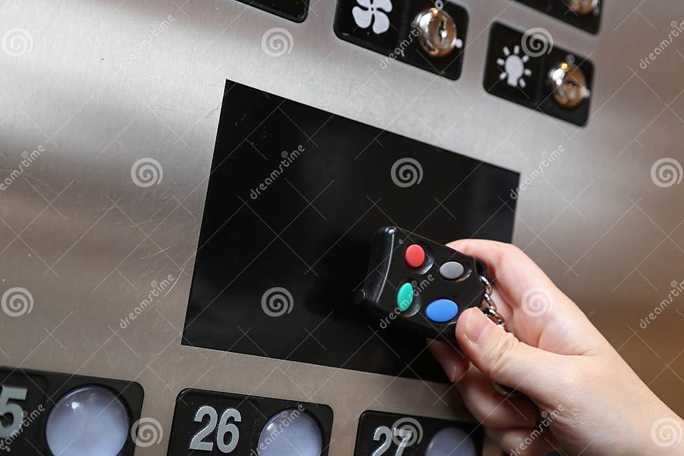 Elevator Interior stock image. Image of horizontal, person - 40692469