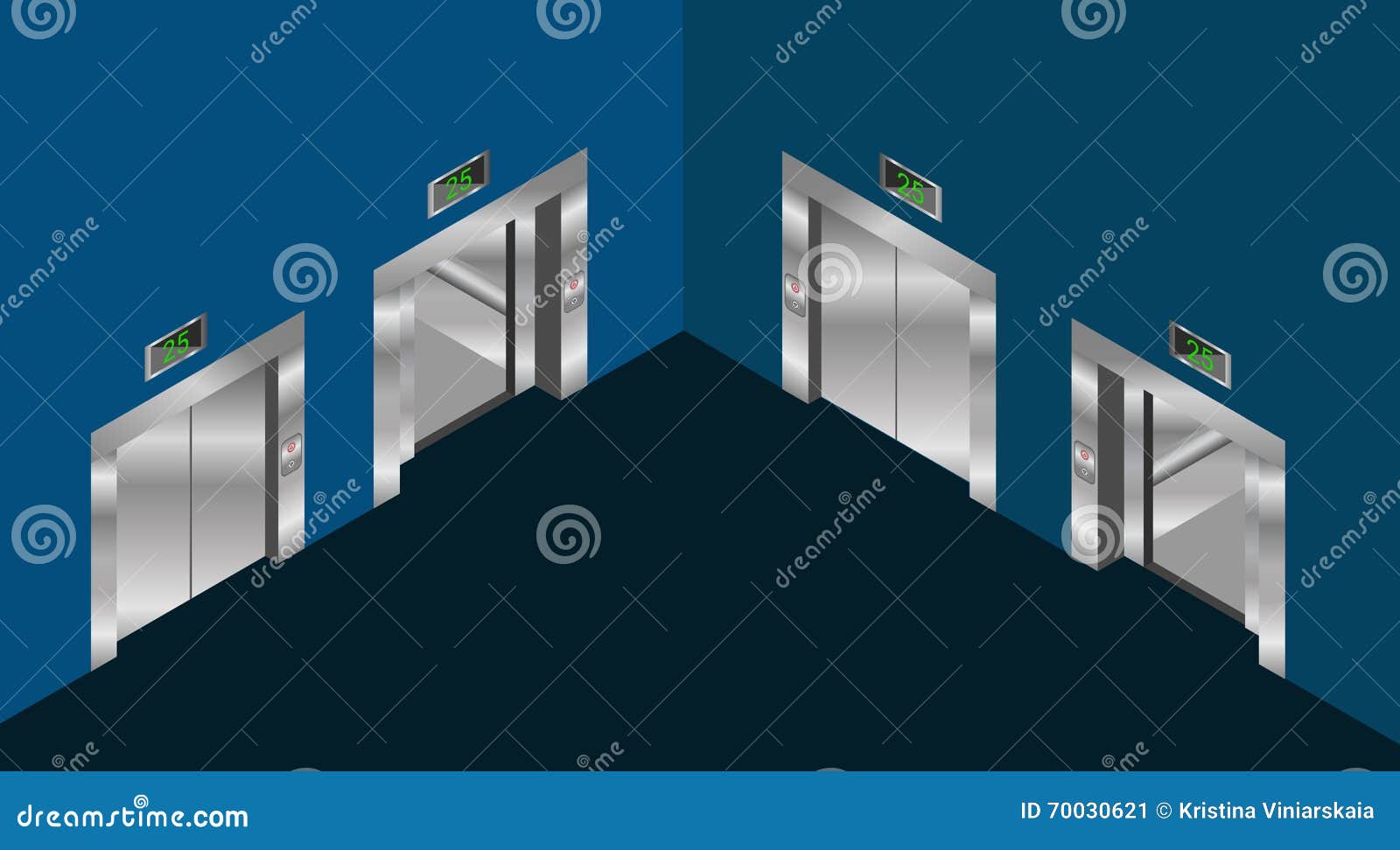 Elevator Isometric Design Set Stock Vector - Illustration of gate, lift ...