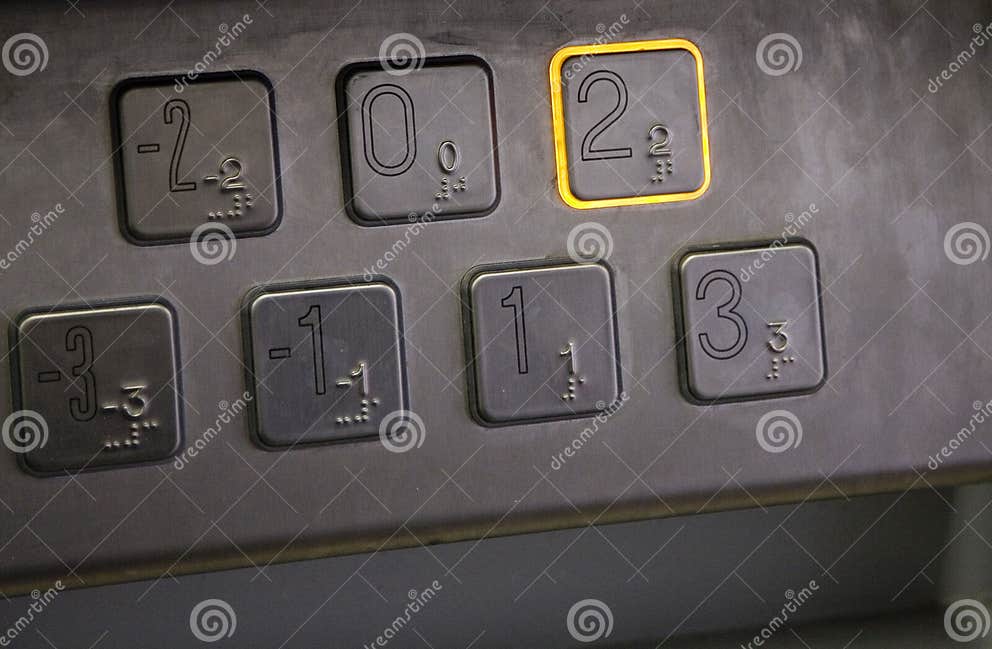 Elevator keypad stock photo. Image of close, moving, color - 13834724