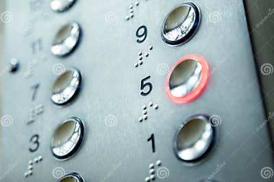 Elevator keypad stock image. Image of horizontal, steel - 7733665