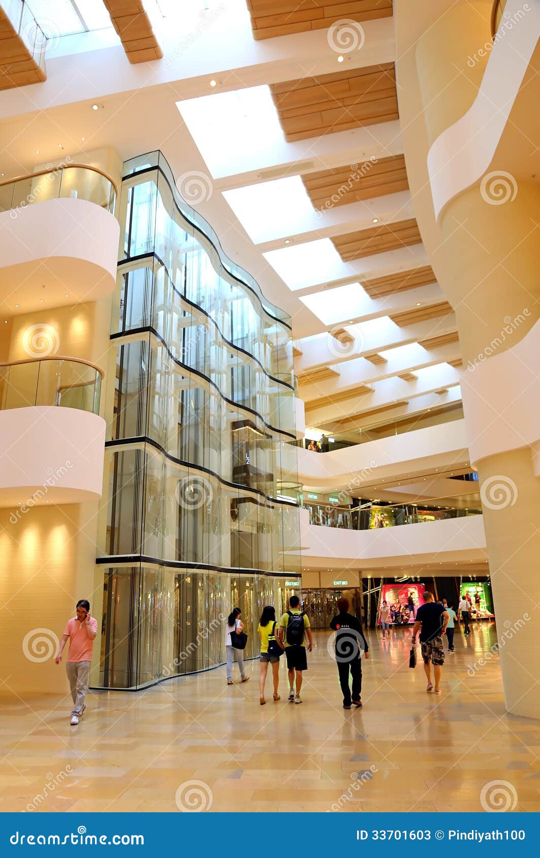 Modern Elevator or Lift Lobby Editorial Stock Photo - Image of design ...