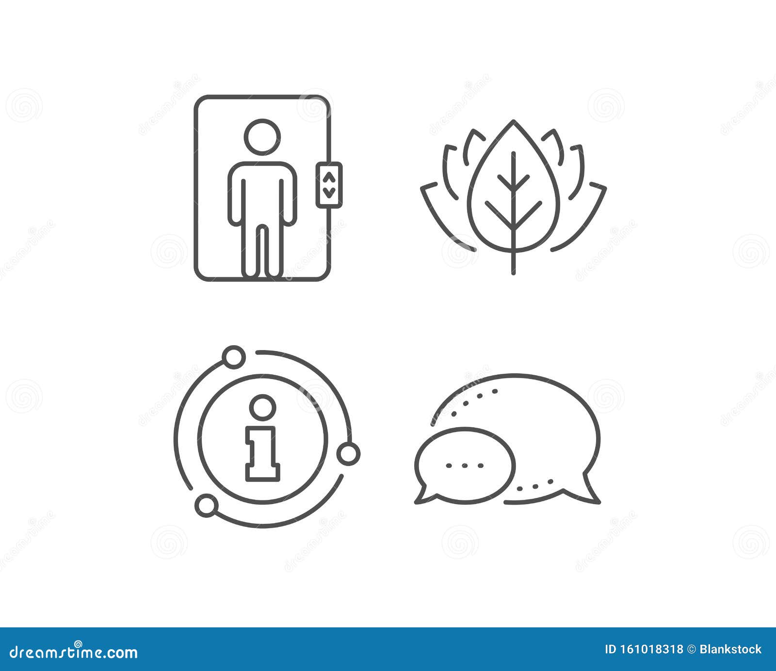 Elevator Line Icon. Transportation Lift Sign. Vector Stock Vector ...