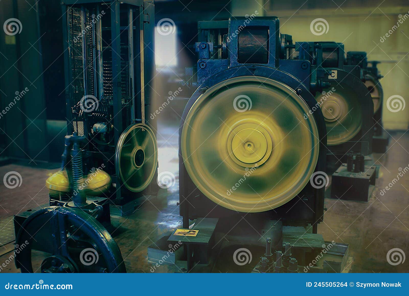 Elevator Engine Glass Room With Elevator Motor. Motor Driven Elevator ...