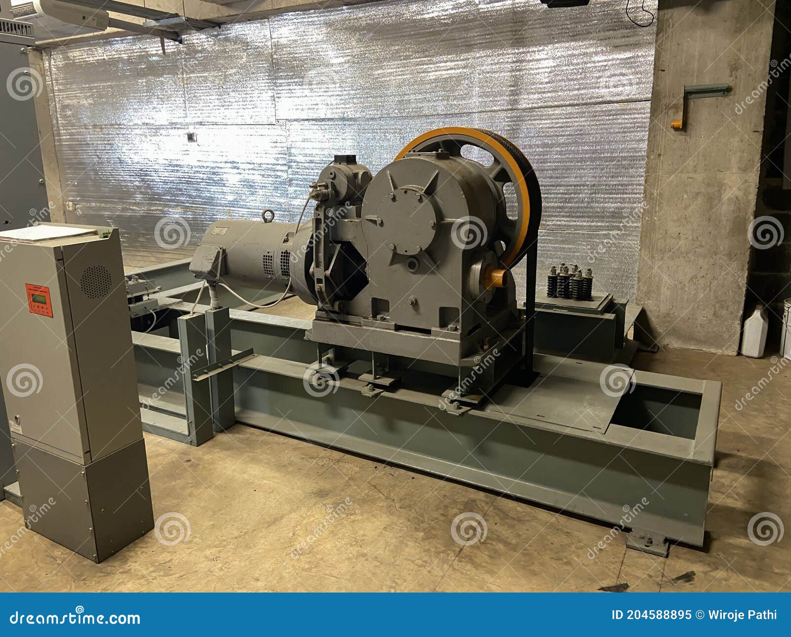 The Elevator Motor Is In The Control Room. The Motor Has Been Used For ...
