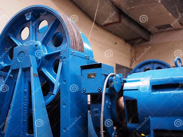 Elevator Motor stock image. Image of installed, systems - 41546899