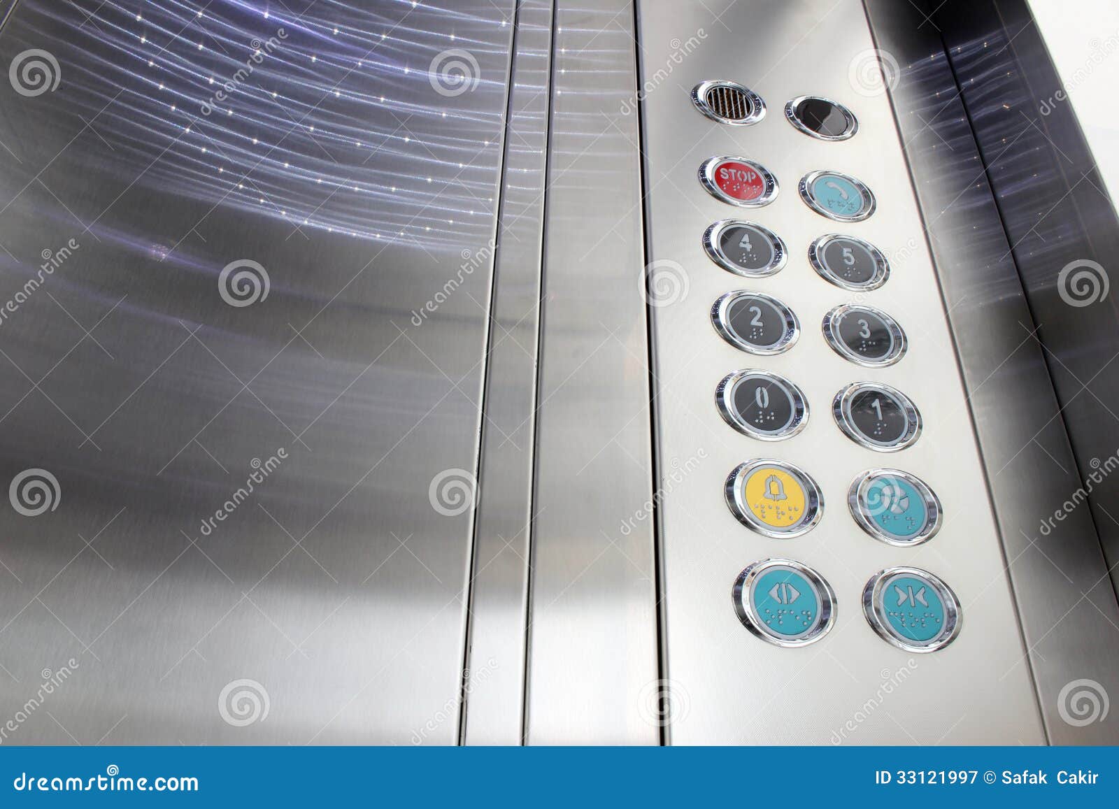 Elevator stock image. Image of backgrounds, detail, number - 33121997