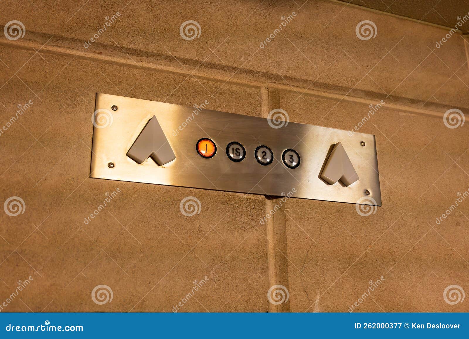 Elevator Panel Communicating Direction and Floor of Active Elevator Car ...