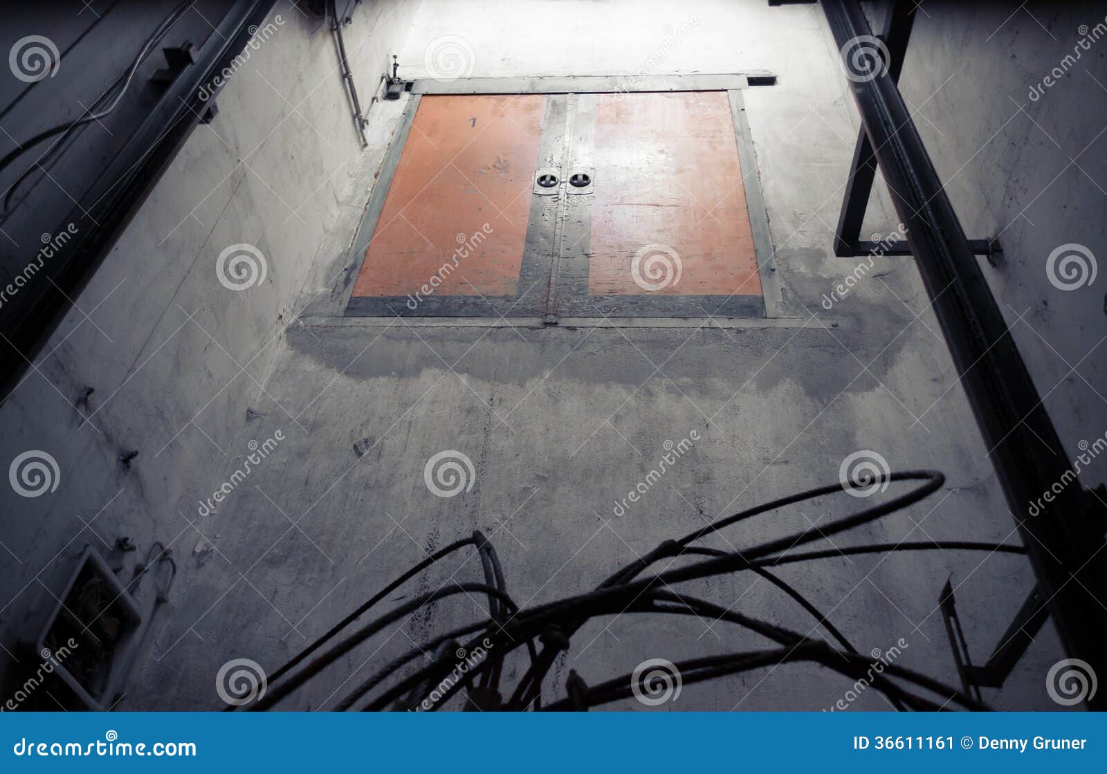 Elevator shaft stock image. Image of doors, shut, multistorey - 36611161