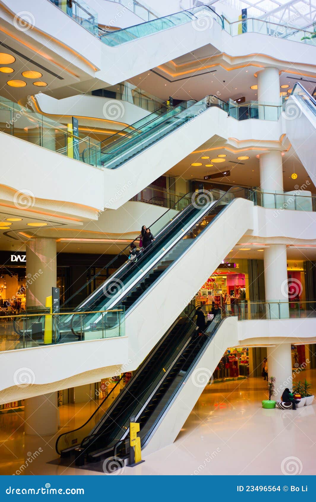 Elevator In A Shopping Mall Editorial Photo | CartoonDealer.com #49240665