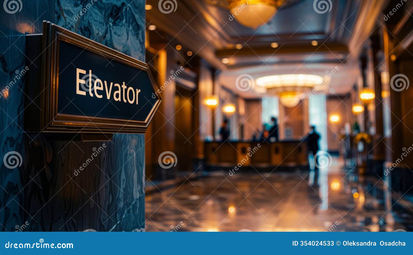 Elevator Sign Board Or Handicap Lift Sign Board In The Station Stock ...