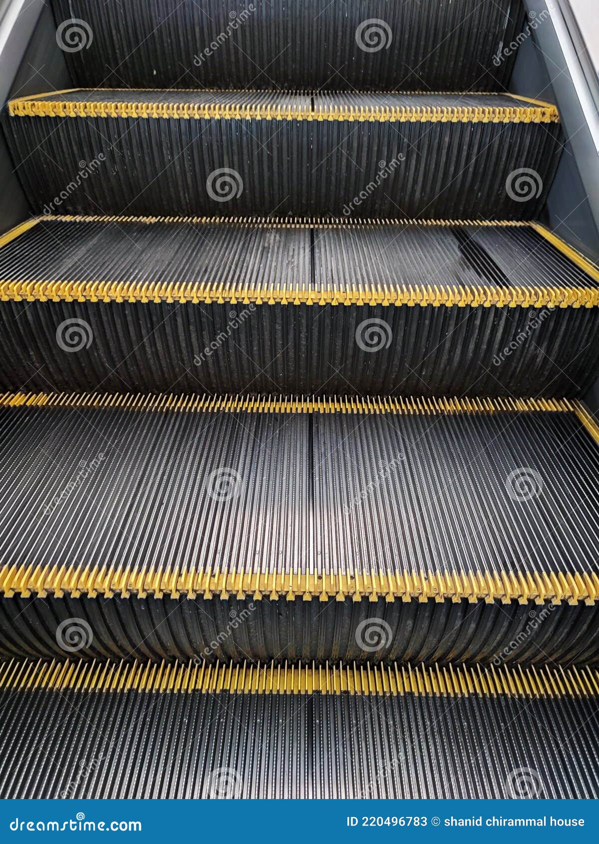 Elevator step close up stock image. Image of step, wing - 220496783