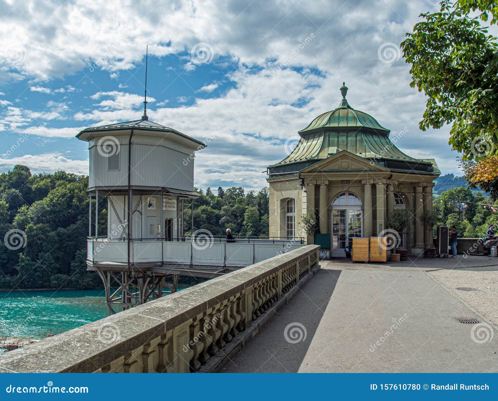 Elevator To Munster Platform Stock Photo - Image of gazebo, outside ...
