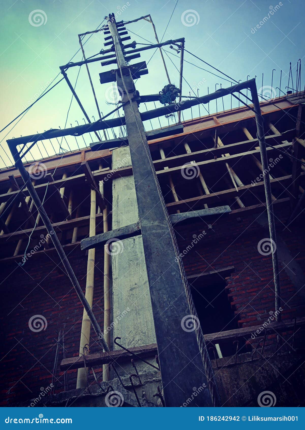 Elevator Tools for Lifting Goods and People Stock Photo - Image of ...