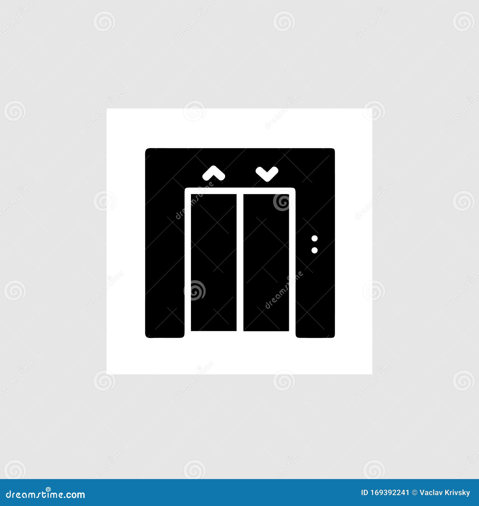 Elevator Vector Icon Eps 10. Stock Vector - Illustration of transport ...