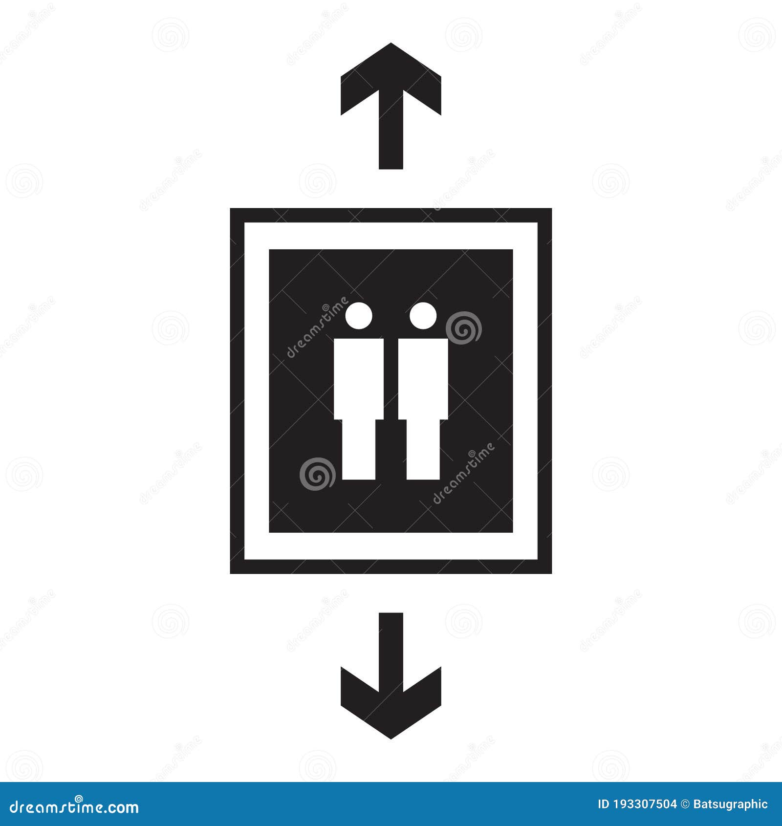 Elevator Vector Icon Logo Design Stock Vector - Illustration of vector ...