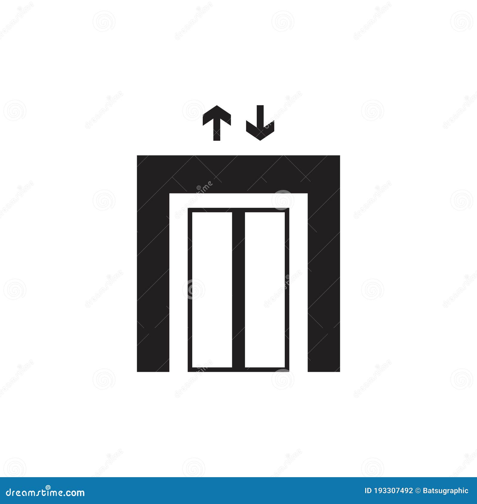 Elevator Vector Icon Logo Design Stock Vector - Illustration of ...