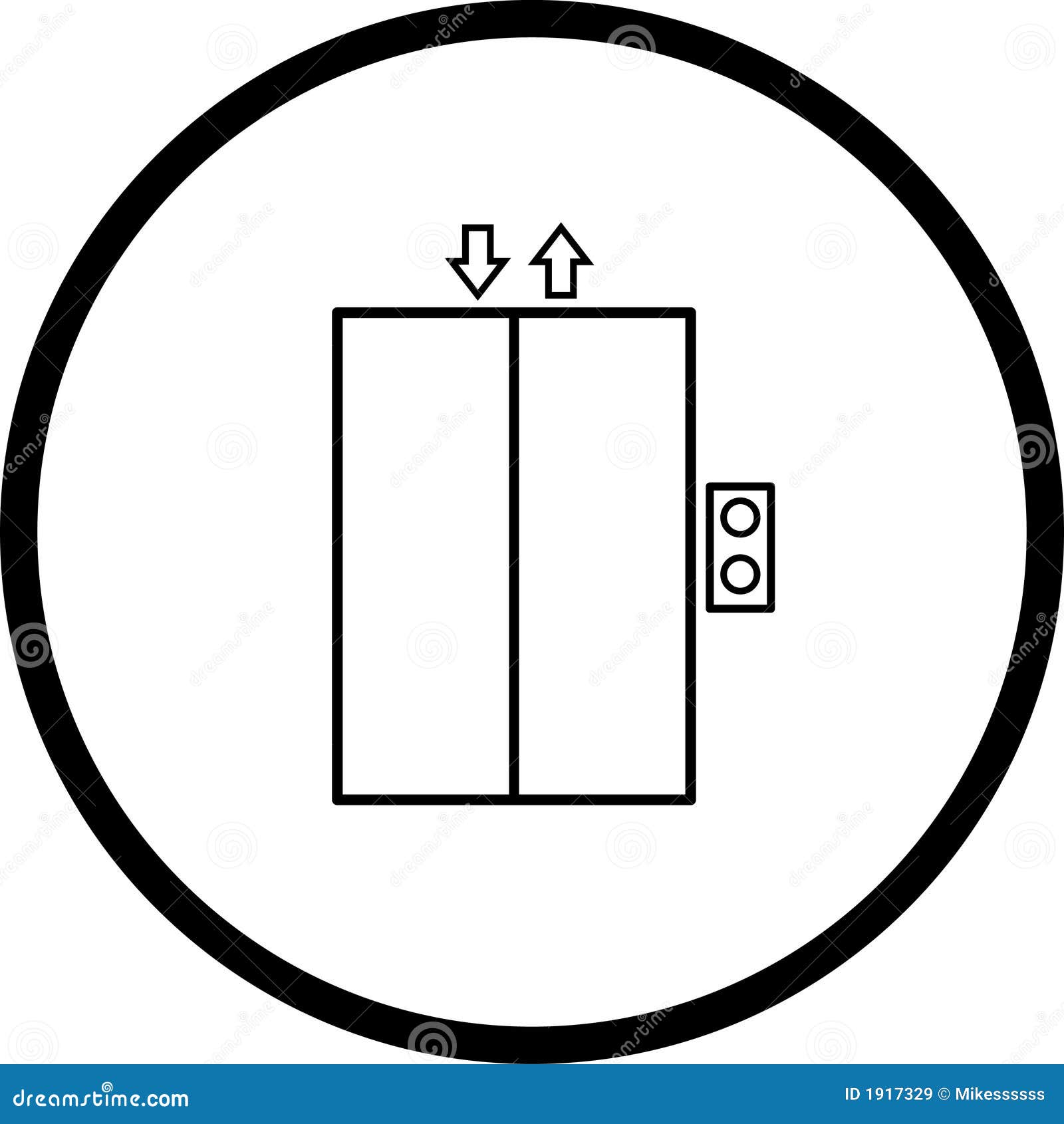 Elevator vector symbol stock vector. Illustration of sign - 1917329