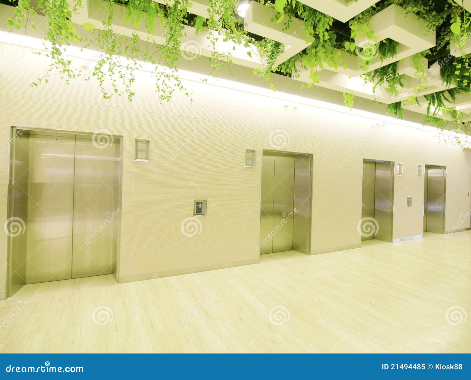 Elevator waiting room stock image. Image of design, department - 21494485