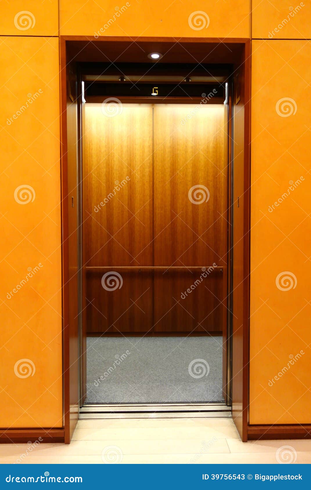 Elevator stock image. Image of lift, open, contemporary - 39756543