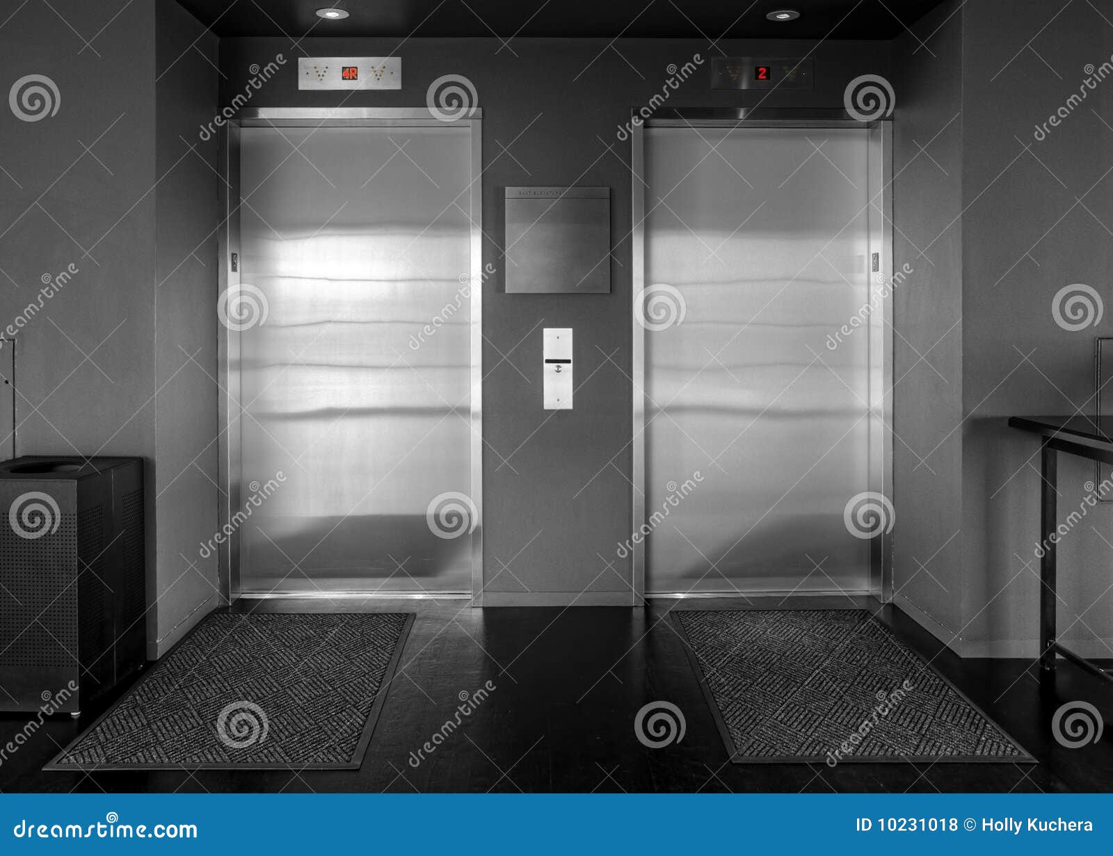 Elevators stock photo. Image of building, shiny, steel - 10231018