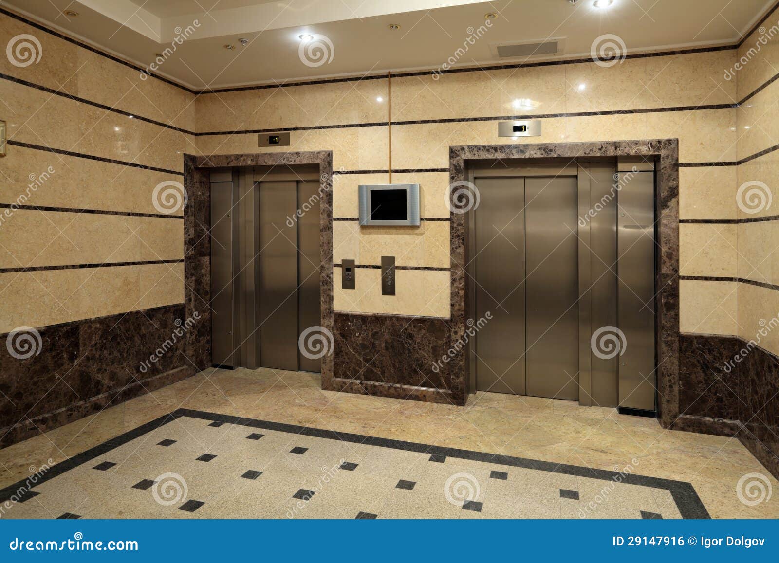 Elevators stock photo. Image of door, contemporary, indoors - 29147916