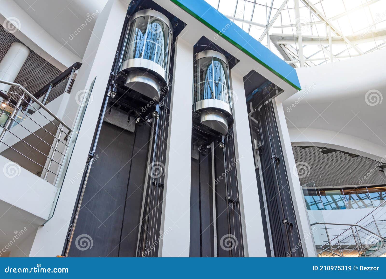 Elevators with Counterbalanced Concrete Blocks, Construction of an ...