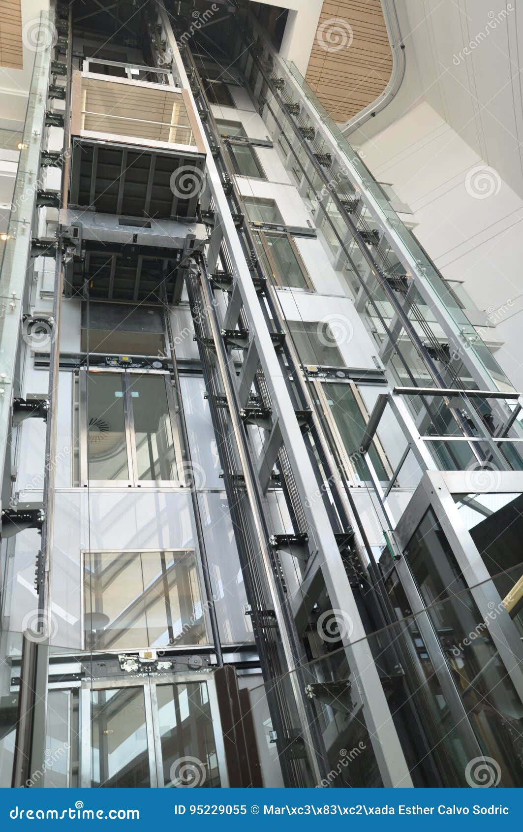 Elevators Inside Skyscraper Royalty-Free Stock Photo | CartoonDealer ...
