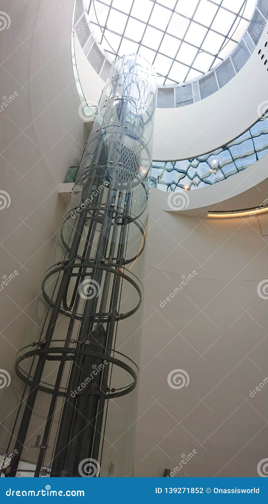Elevators stock photo. Image of indoor, elevators, transparent - 139271852