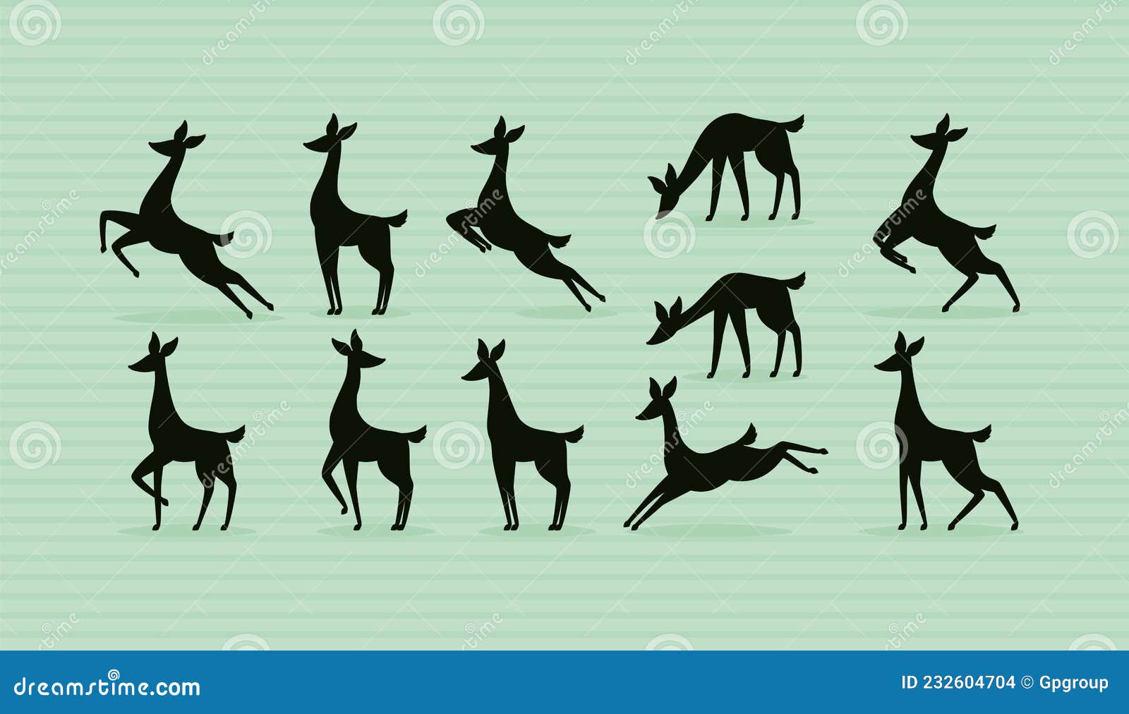 Set Of Eleven Ornamental Cartoon Owls Vector Illustration ...