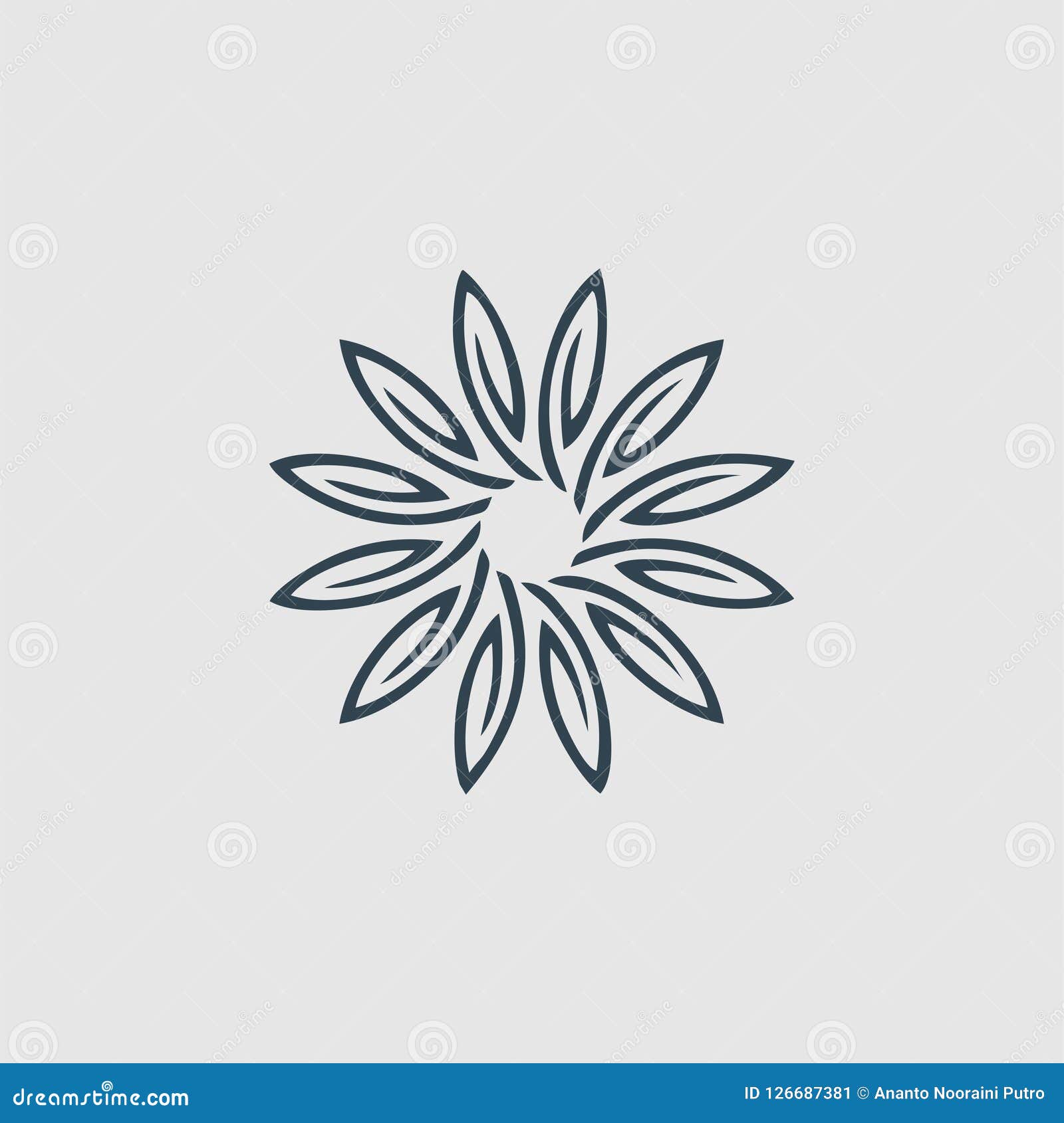 The Eleven Star Monogram Logo Inspiration Royalty-Free Stock Photo ...