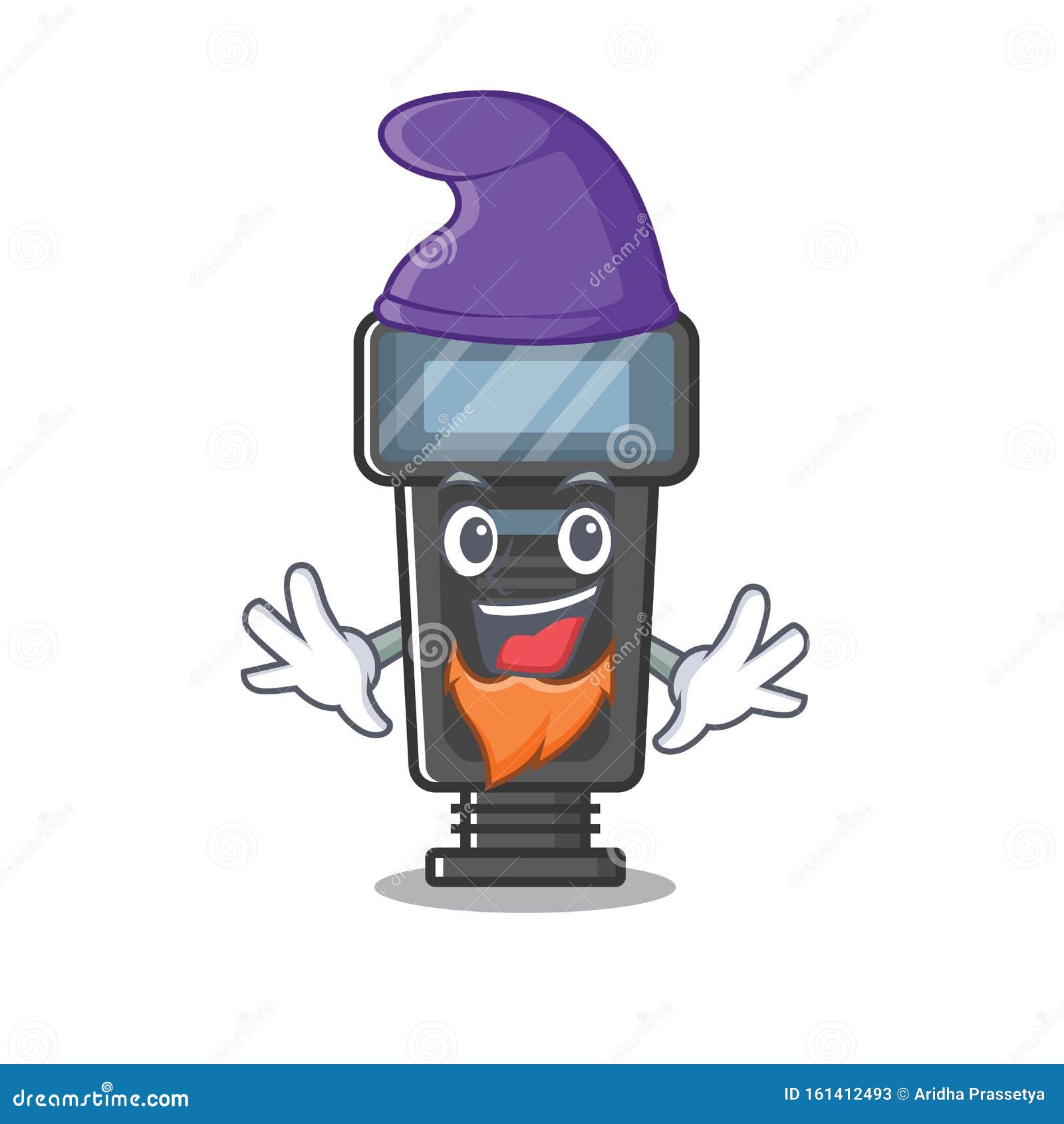 Elf Camera Flash in the Cartoon Shape Stock Vector - Illustration of ...