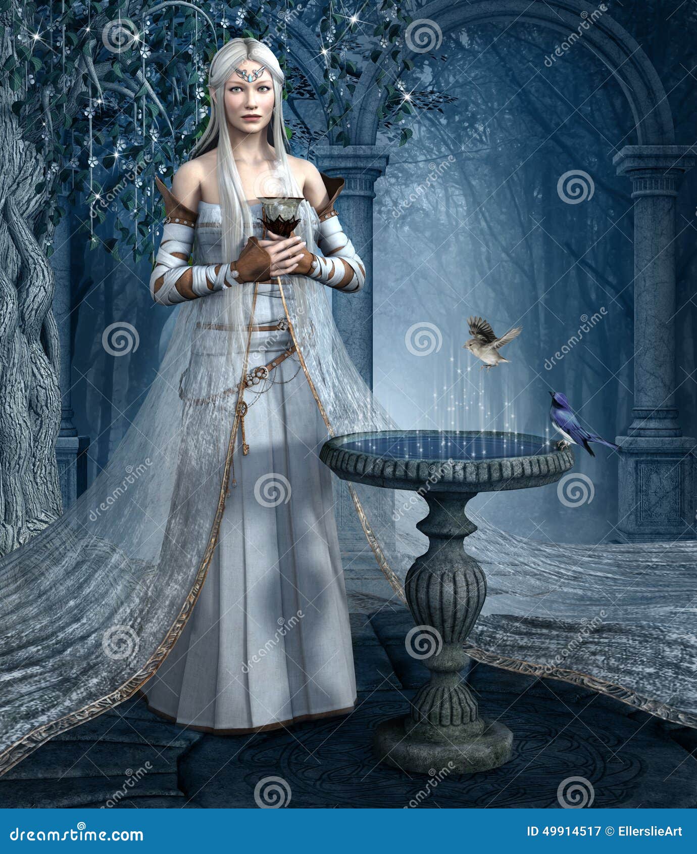 Elf elixir stock illustration. Illustration of nocturne - 49914517