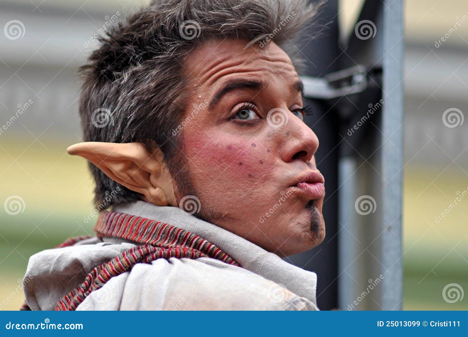 Elf face editorial stock image. Image of cibin, pantomimist - 25013099