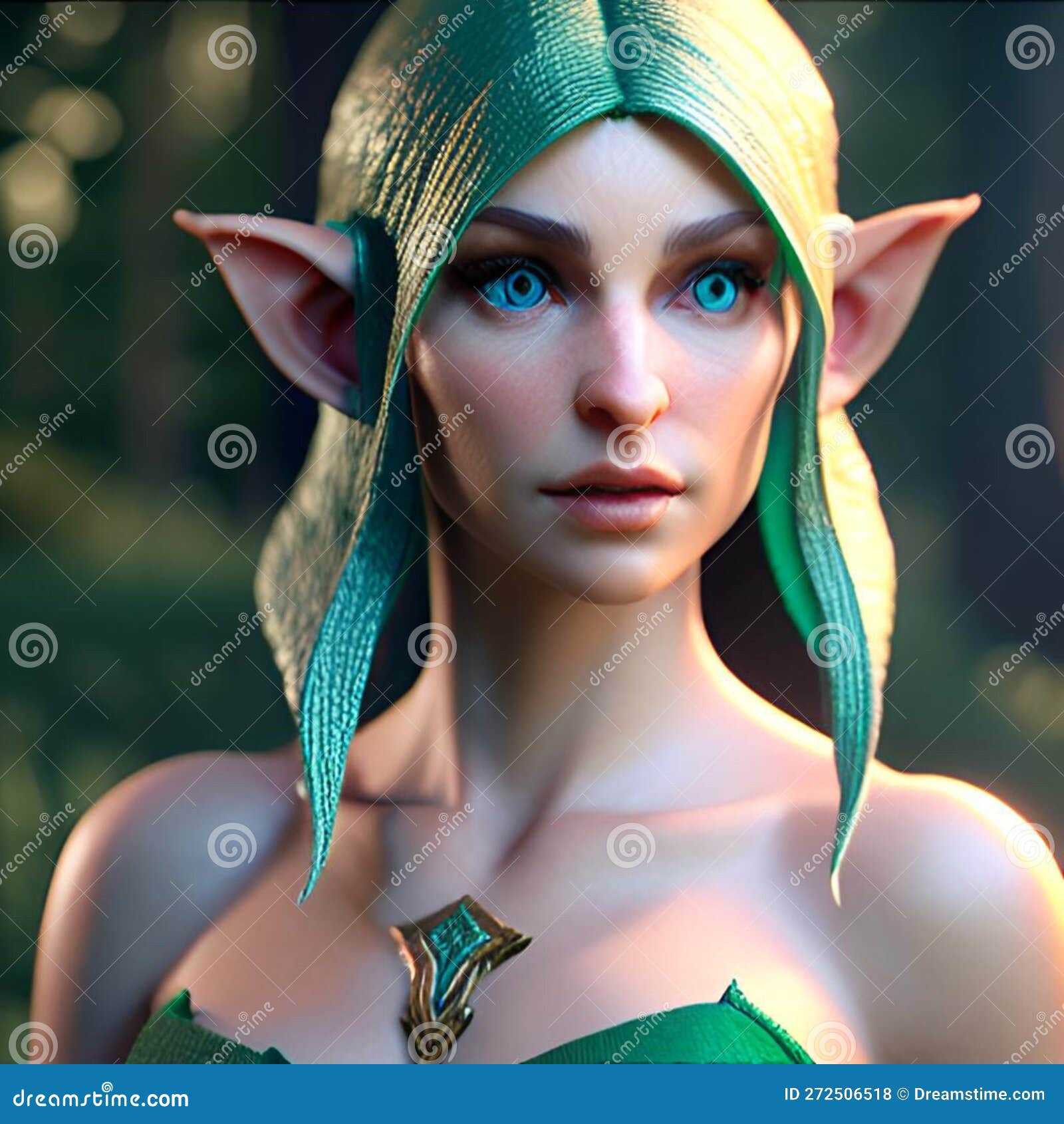 Elf girl stock illustration. Illustration of styles - 272506518