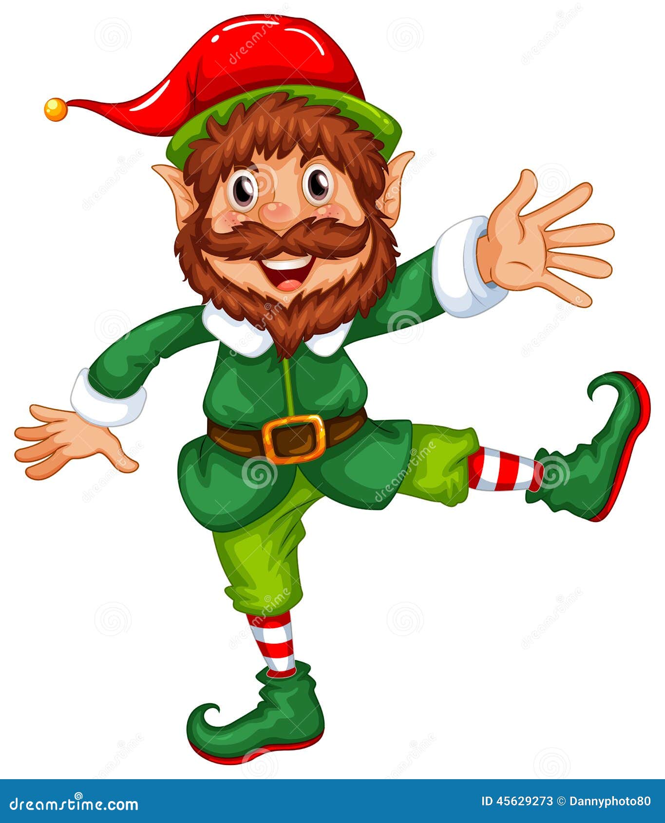 Elf stock vector. Illustration of close, fairy, graphic - 45629273