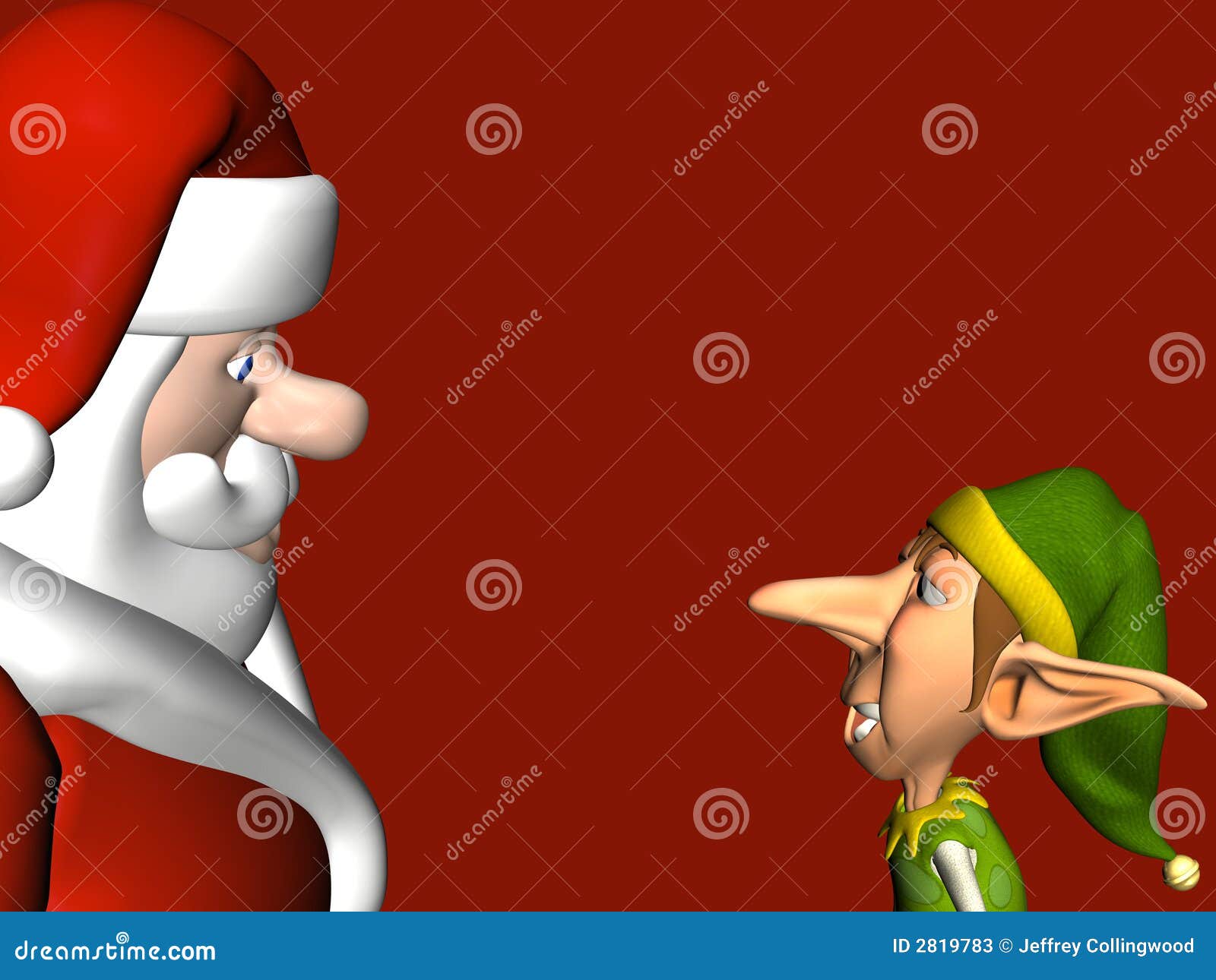 Elf Meeting Santa Stock Illustrations – 15 Elf Meeting Santa Stock ...