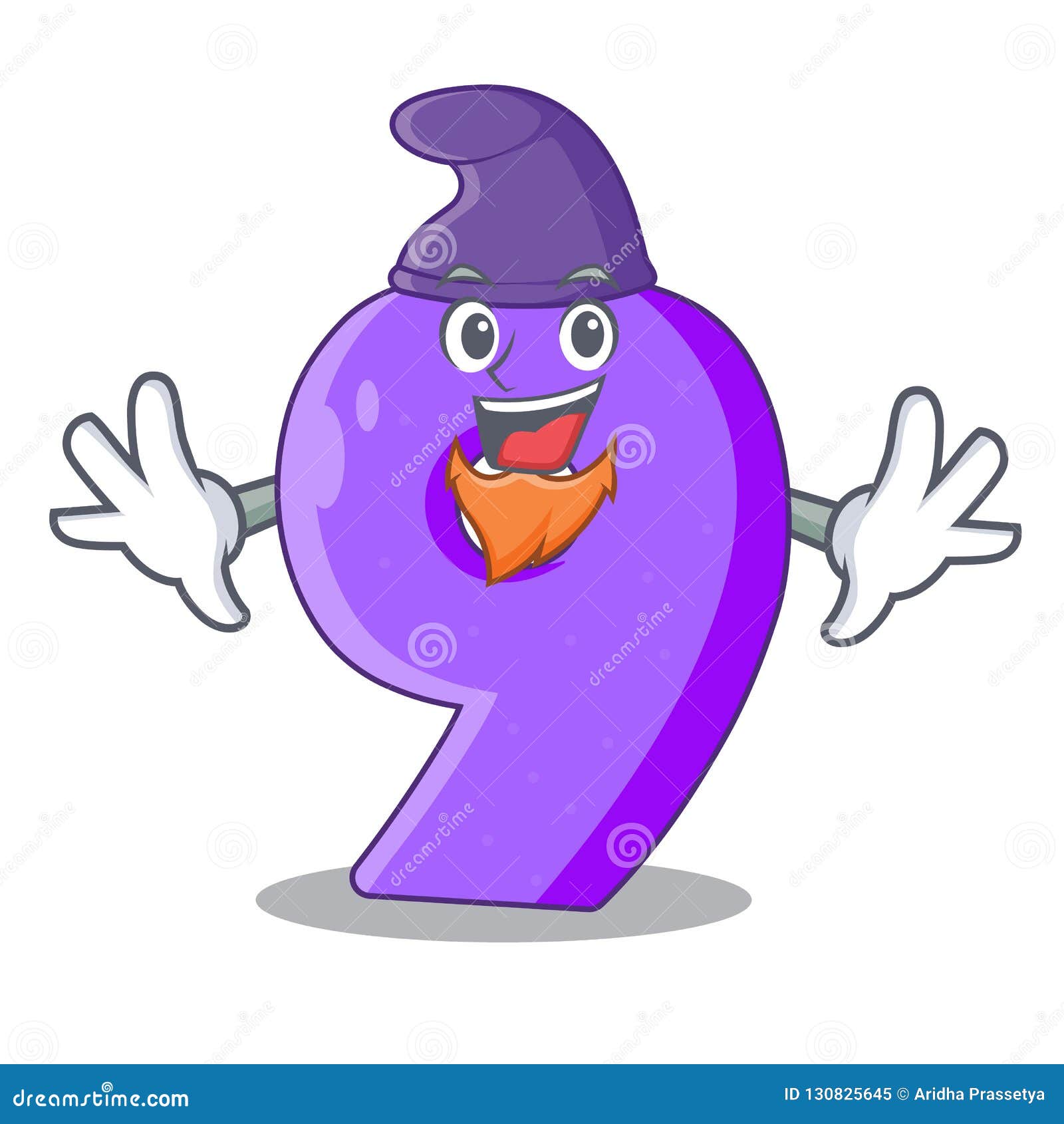 Elf Mock Interior Font Number on Cartoon Stock Vector - Illustration of ...