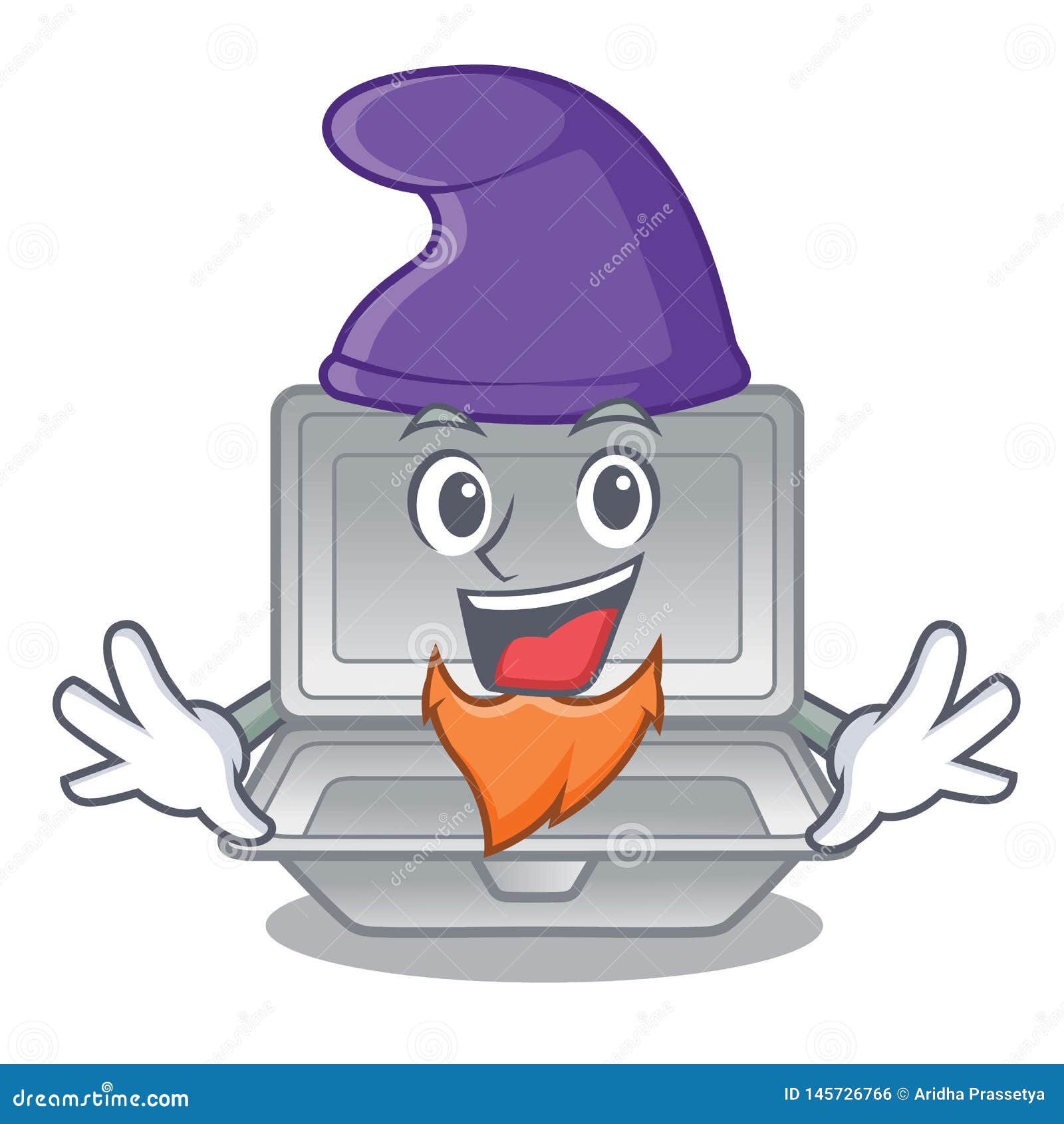 Elf Open Styrofoam in the Cartoon Shape Stock Vector - Illustration of ...