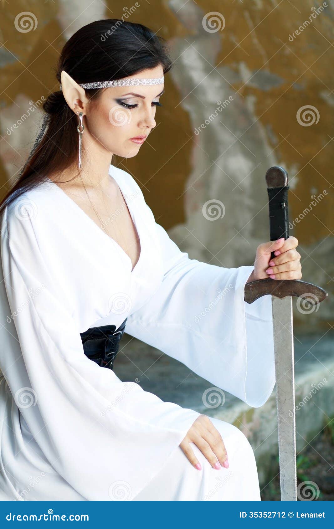 Elf princess stock photo. Image of energy, majestic, magic - 35352712