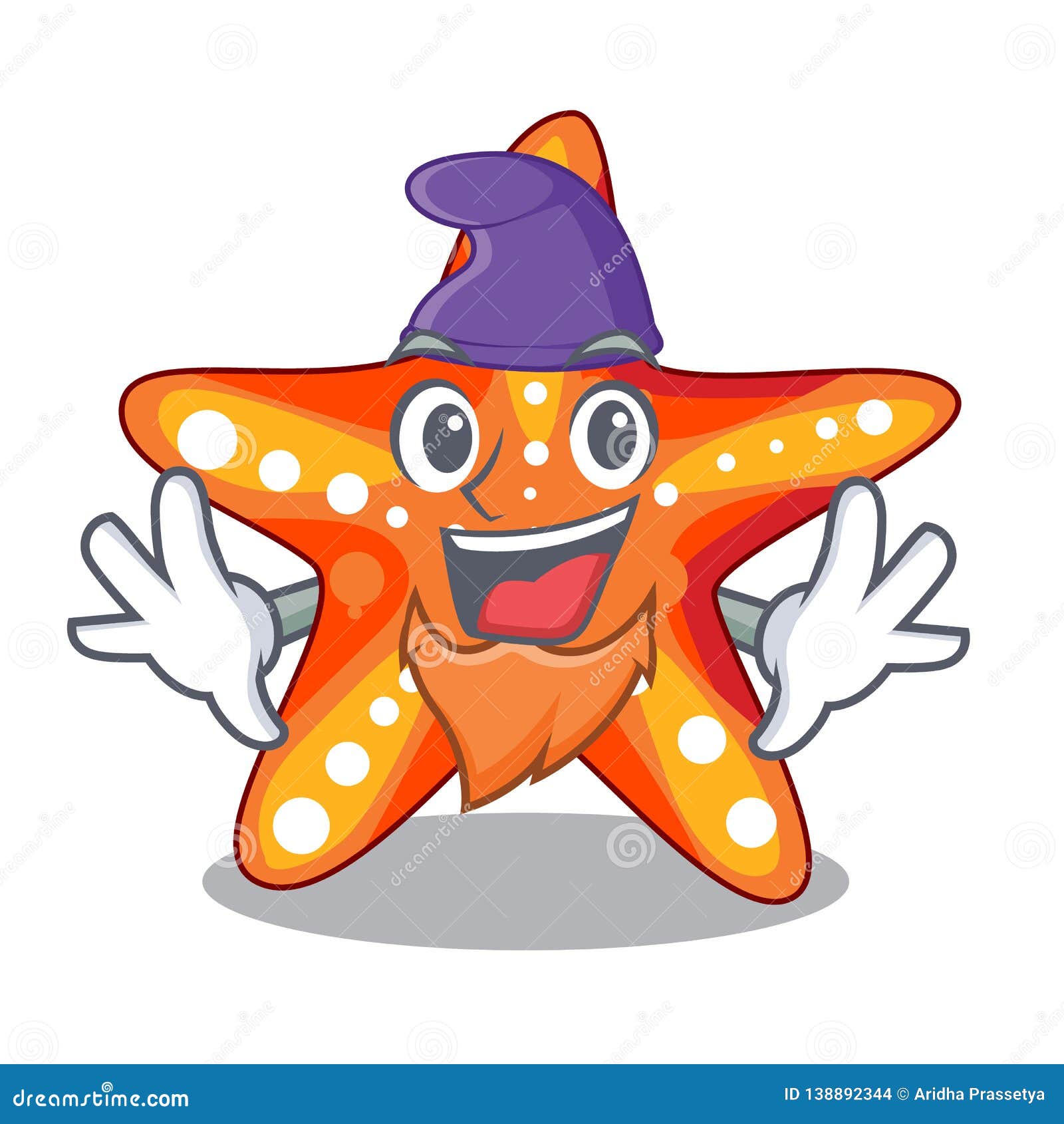 Elf Starfish beside the in Character Beach Stock Vector - Illustration ...