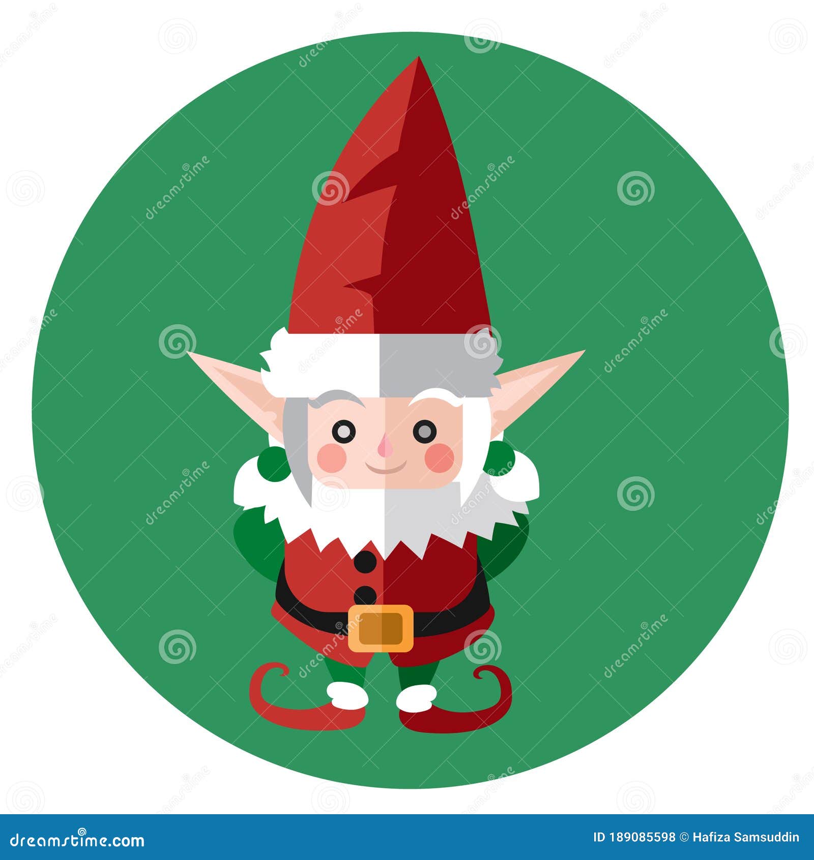 Elf. Vector Illustration Decorative Design Stock Vector - Illustration ...