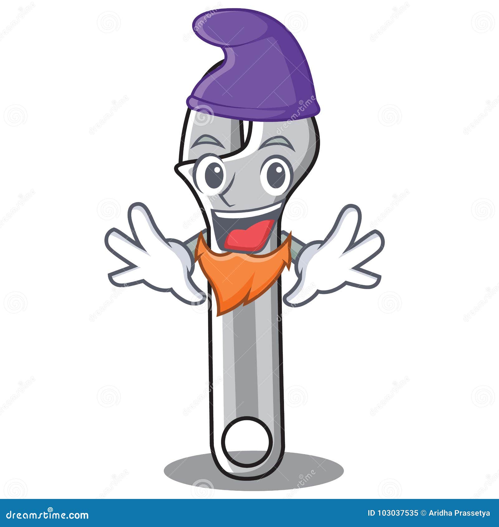 Elf Wrench Character Cartoon Style Stock Vector - Illustration of ...