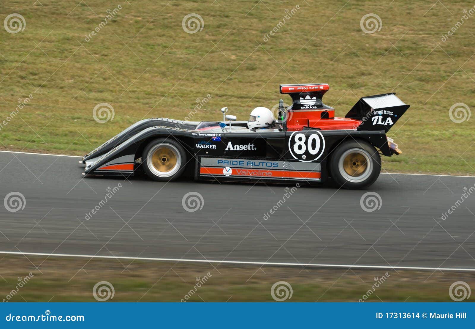 Elfin F5000 Racing Car at Speed Editorial Stock Image - Image of ...