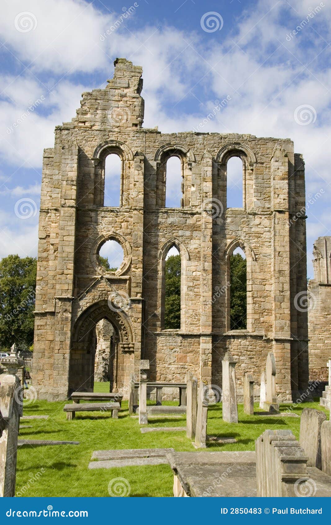 Elgin Cathedral, Scotland stock image. Image of cardinal - 2850483